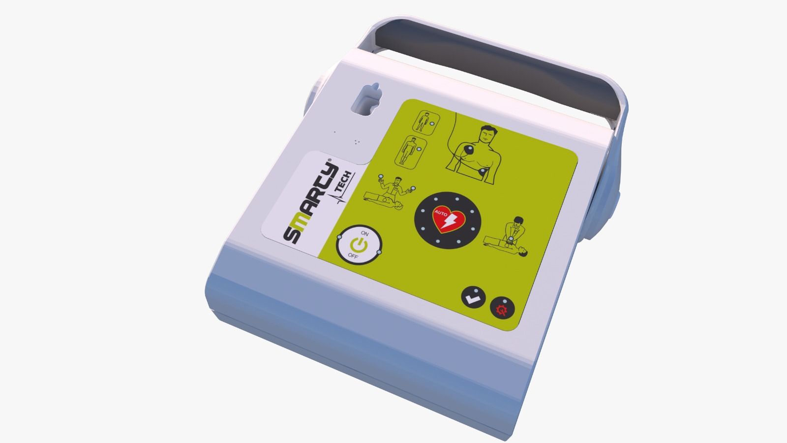 OTOMATİK HARİCİ DEFİBRİLATÖR ( AED) SMARTY TECH Kod SMB-B0002: Tam otomatik 200J (normal ...