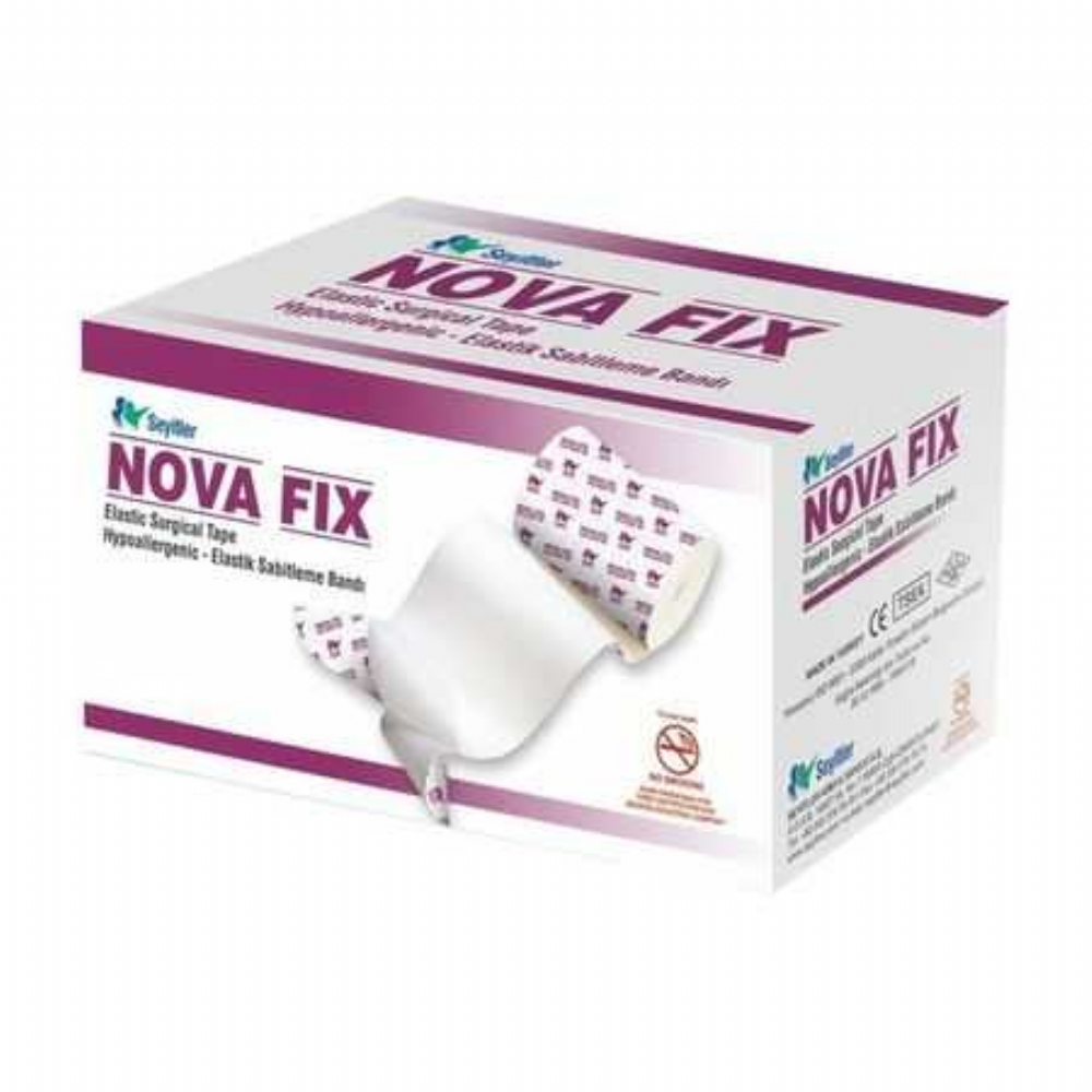 NOVA FIX 10M X 10CM HİPOALERJENİK BEZ FLASTER - ahefvitrin.com.tr